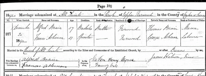 Joseph Wilcox and Alfred Brain – North Nibley One-Place-Study